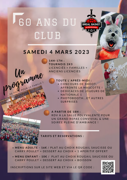 60 Ans du club | BREAL BASKET EN BROCELIANDE 60 Ans du club | BREAL BASKET EN BROCELIANDE